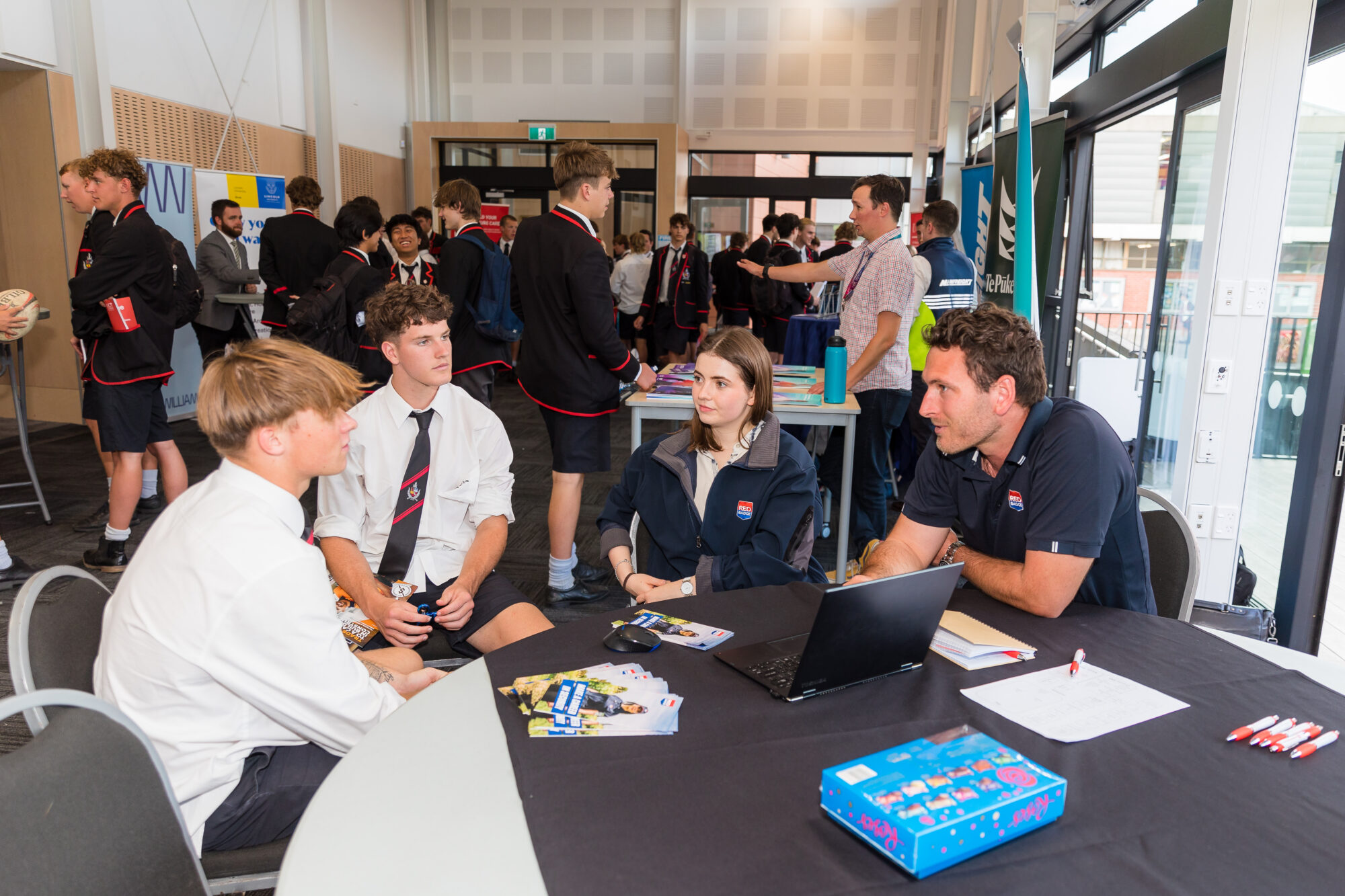 Sharing Career Opportunities in the Industry: CEO Visits Old High ...