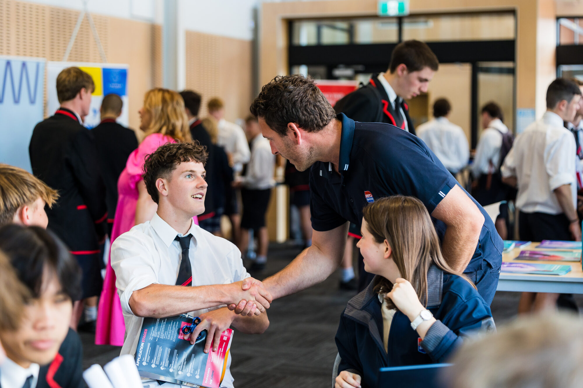 Sharing Career Opportunities in the Industry: CEO Visits Old High ...